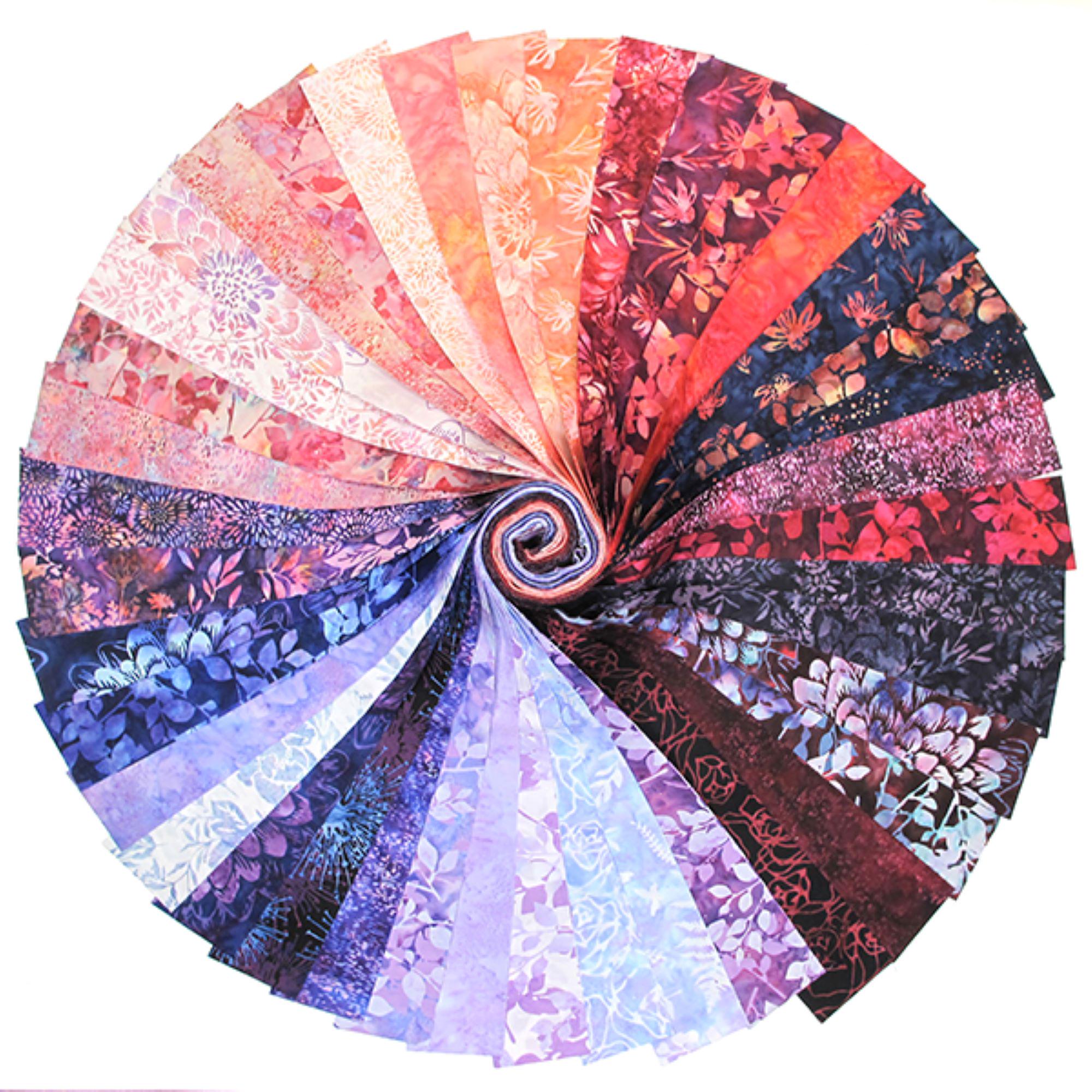 Bali Pops - Hoffman - Batiks - 40 - 2.5” Strips - 100% Cotton Precut ...