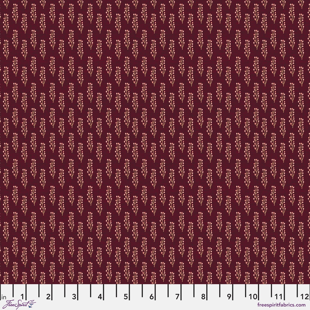 Autumn Friends - Autumn Twigs - Mia Charro - Free Spirit Fabrics - Cut ...