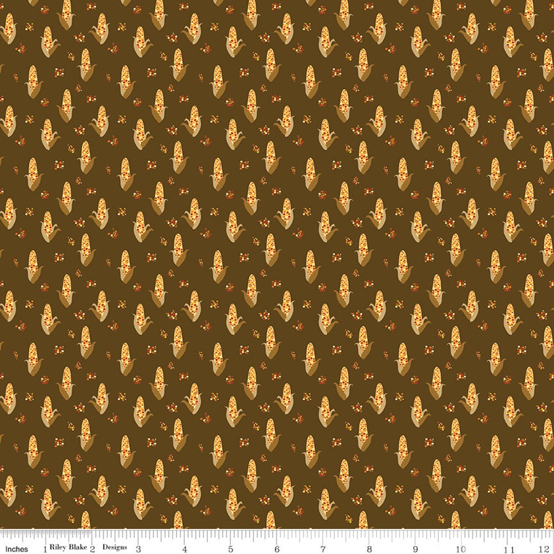 Fall's in Town - Corn - Riley Blake - Sandy Gervais - 3 Color Options ...