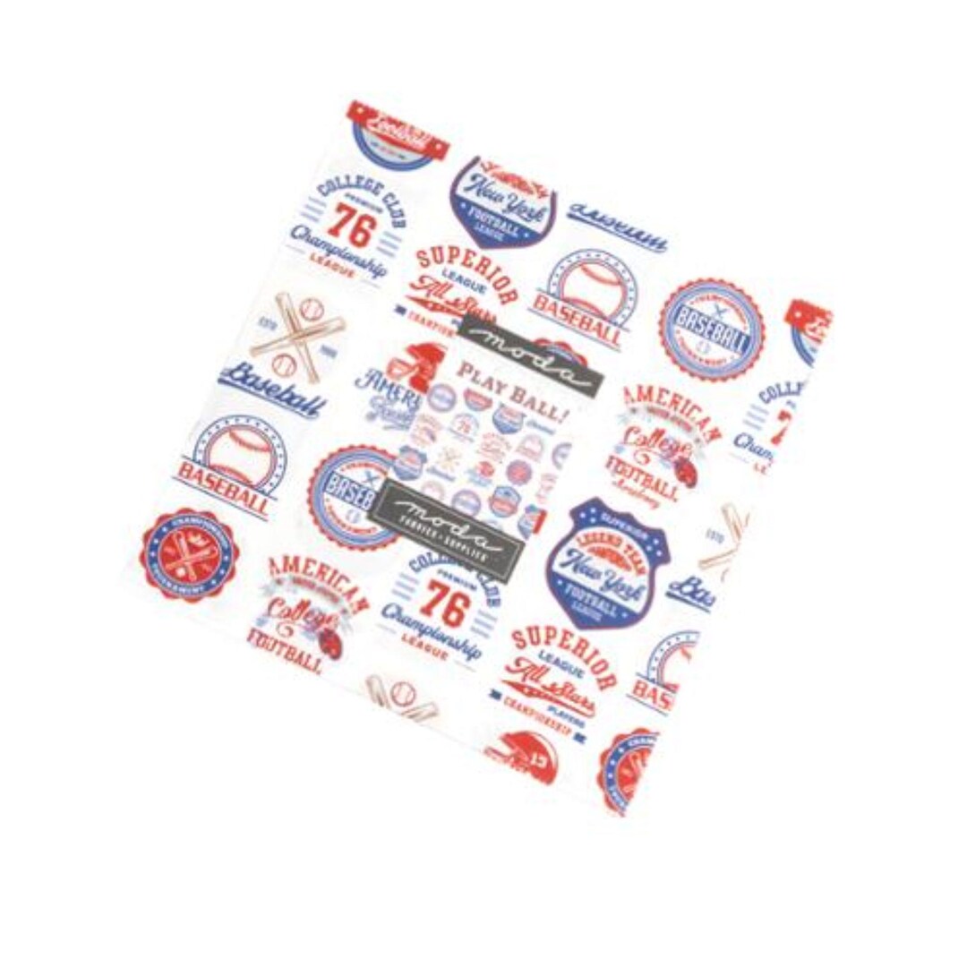 Play Ball Layer Cake - Moda Fabrics - 42 - 10” Squares - 100% Cotton ...