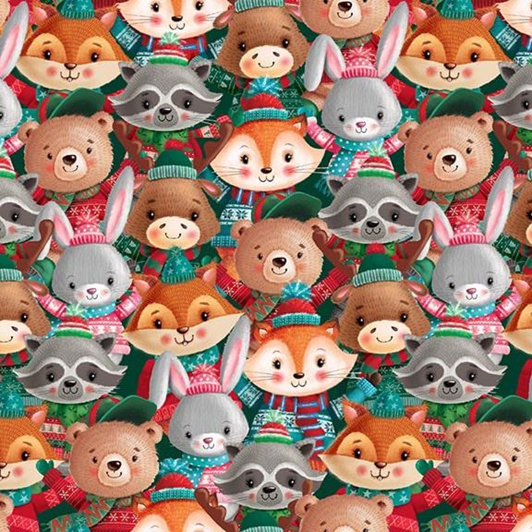 Snow Angels - Animal Crowd - Studio E Fabrics - Cut From Bolt ...