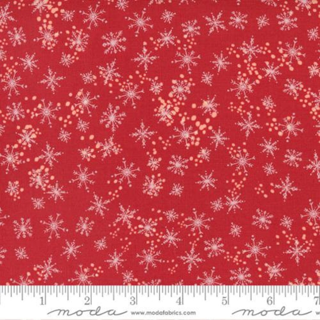 Cheer Merriment Snowflakes - Fancy That Design House - Moda - 2 Color ...