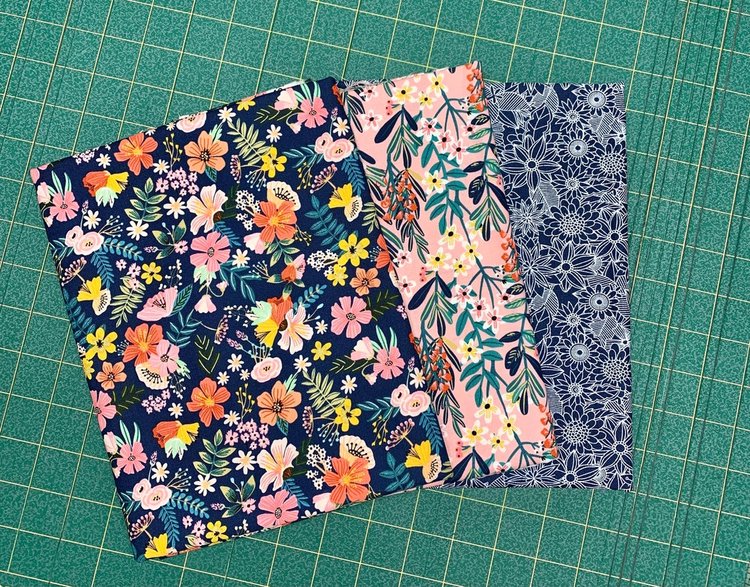 3-yard Fabric Pack - 1 Yard of 3 Different Fabrics - 8 Options ...
