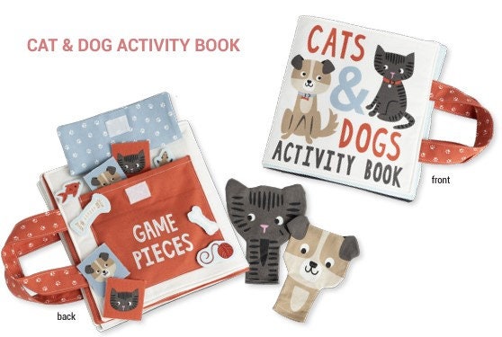 Dog Daze/here Kitty Kitty Book Panel - Stacy Iest Hsu - Moda Fabrics ...