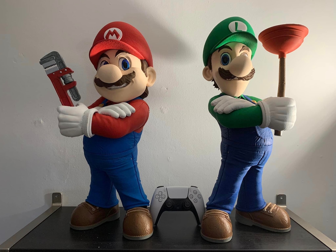 Wicked Mario and Luigi STL Tested and Ready for 3d Printing - Etsy