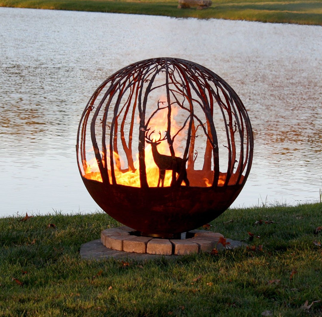 Fireball Pit Sphere for Outdoor Backyard Garden Patio. - Etsy