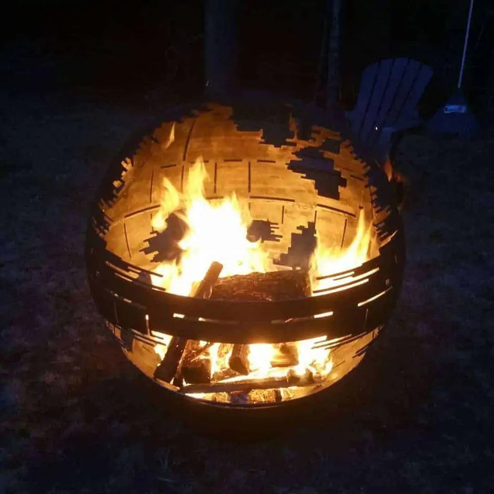 Fireball Pit Sphere for Outdoor Backyard Garden Patio. - Etsy