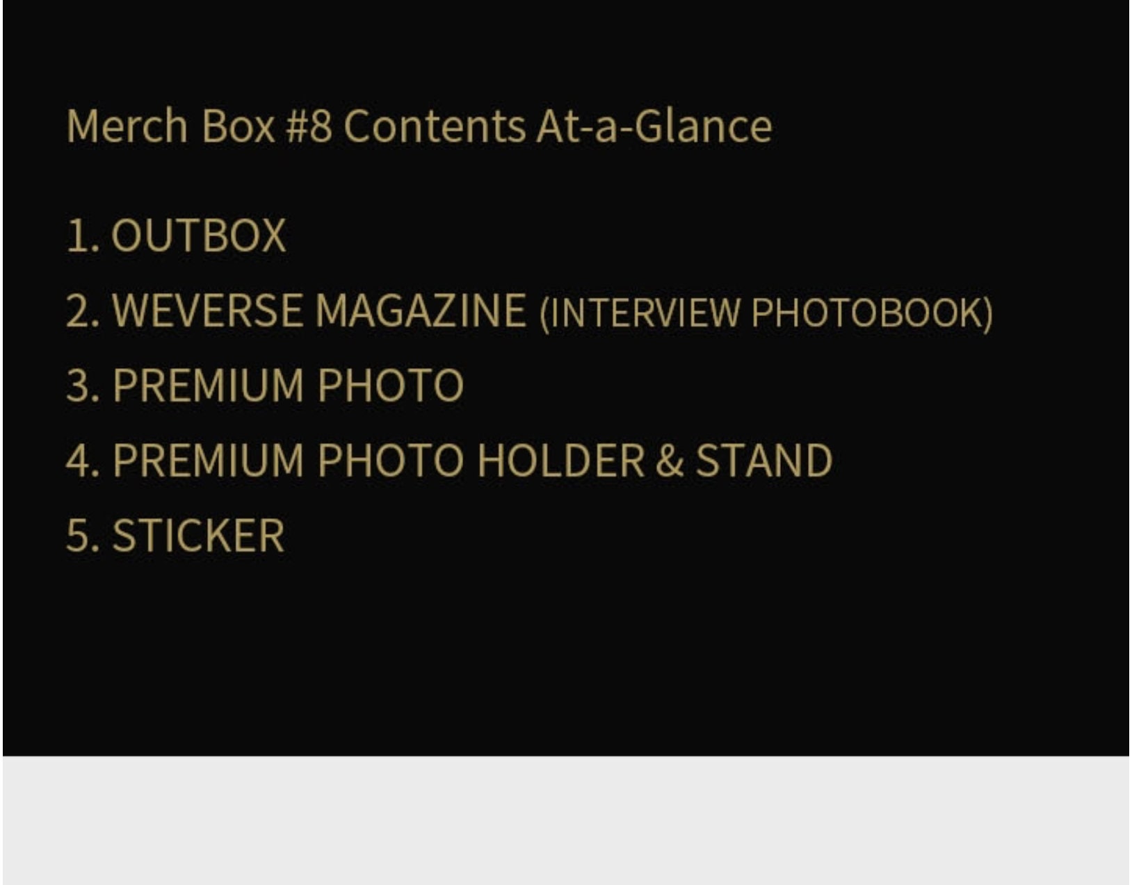 BTS Official Merch Box #8 [Sealed] - www.eastwest.com.np