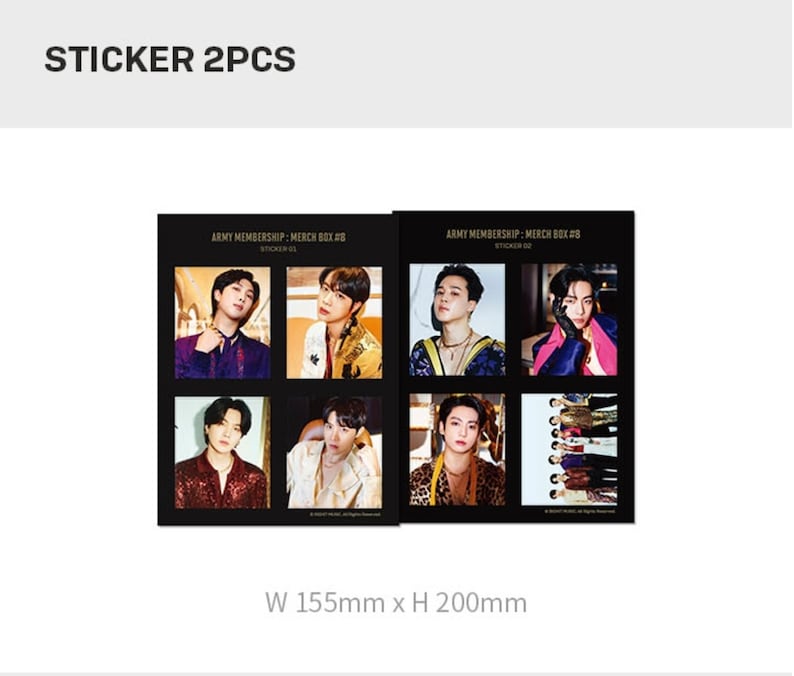 BTS Membership Merch Box #8 Sealed Set - Etsy