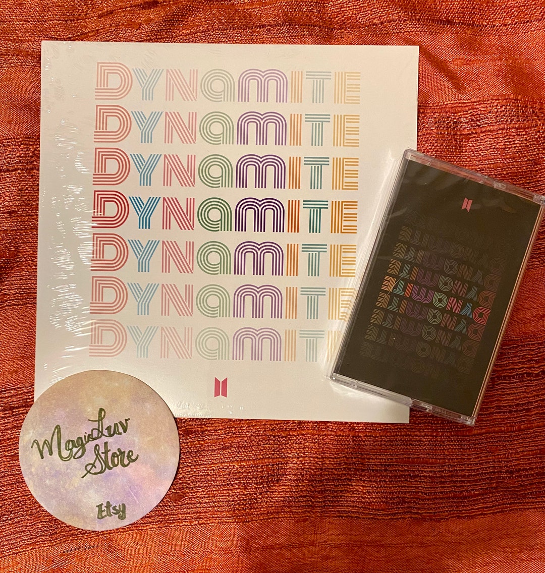 BTS Dynamite Official Limited Edition 7" Vinyl + Cassette New & Sealed ...