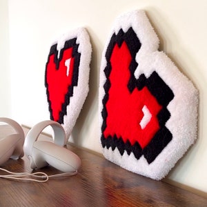 Valentine's Day Love Heart Rug Handcrafted, Plush Acrylic, Romantic ...