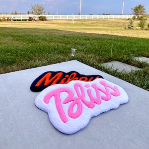 Customizable Premium Hand-tufted Rug Personalized Name & Design ...