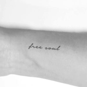 Free Soul Temporary Tattoo (set of 3) - Etsy