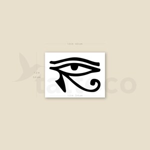 Eye of Ra Temporary Tattoo (set of 3) - Etsy