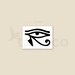 Eye of Ra Temporary Tattoo (set of 3) - Etsy