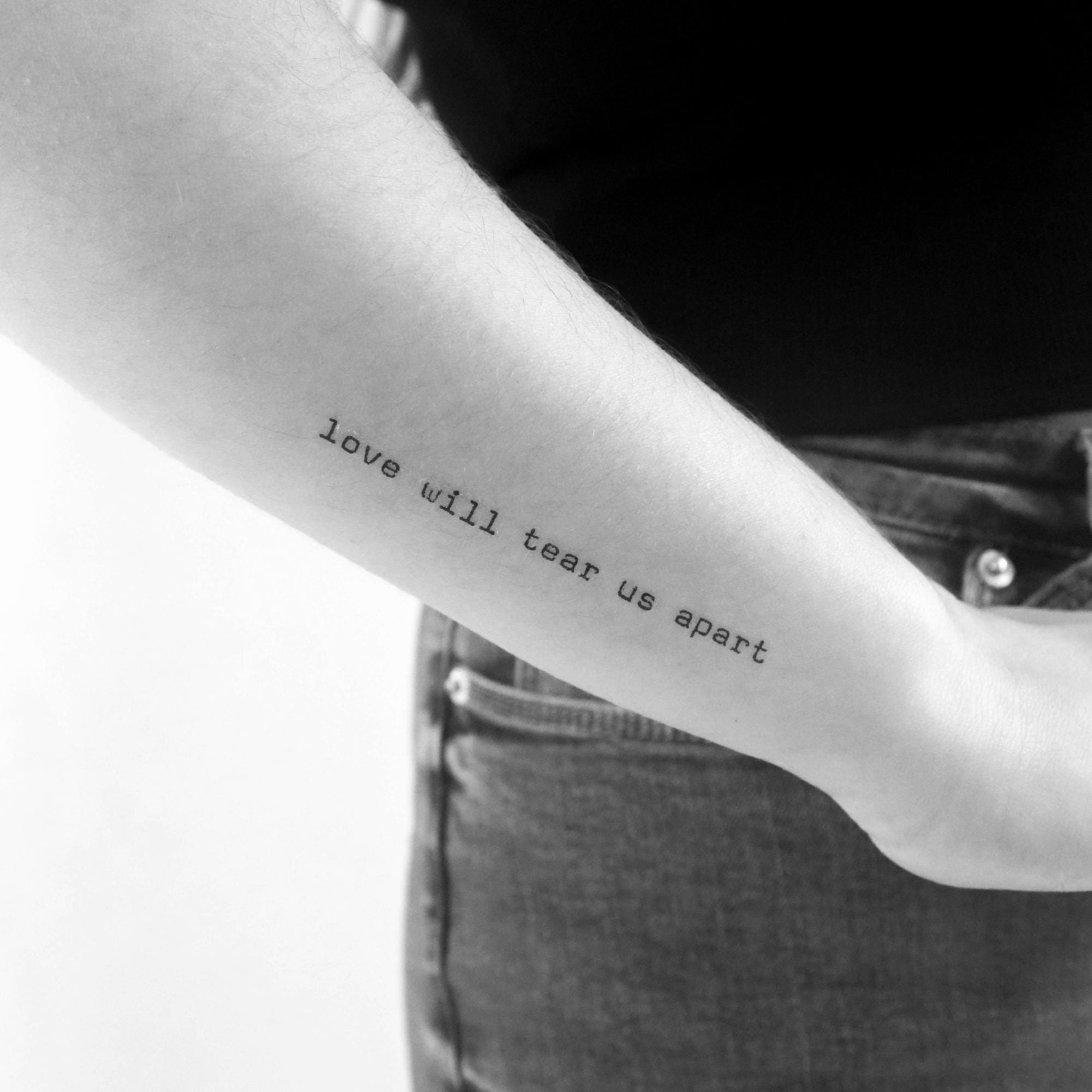 Always Together Never Apart Tattoo
