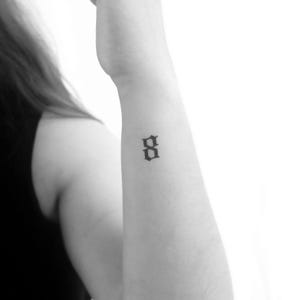 Number 8 Temporary Tattoo (set of 3) - Etsy