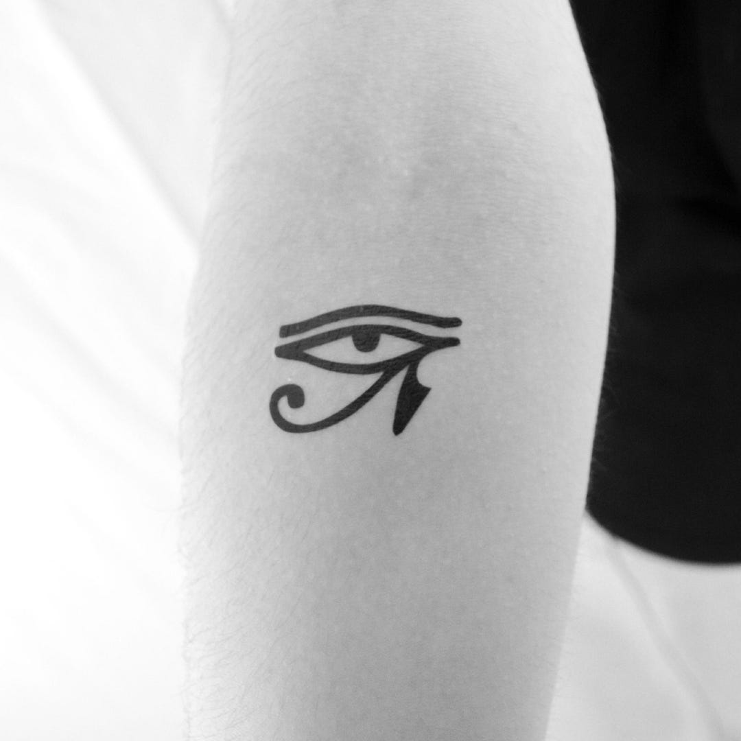 Eye of Ra Temporary Tattoo (set of 3) - Etsy