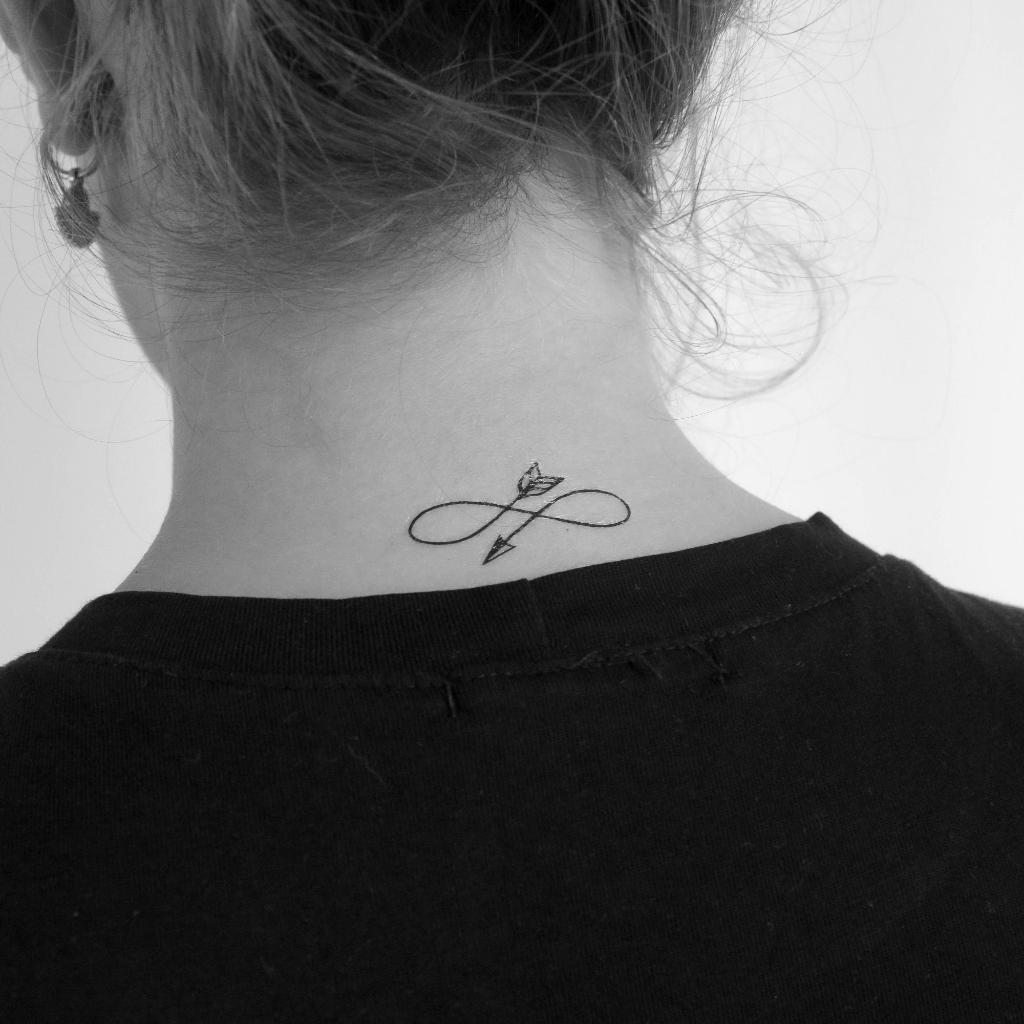 Infinity Tattoos On Neck