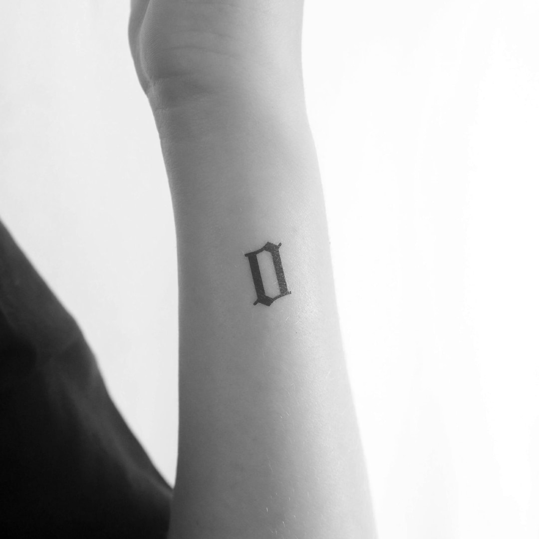 Number 0 Temporary Tattoo (set of 3) - Etsy