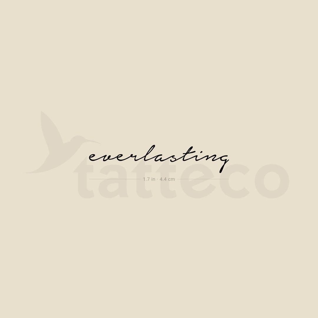 Everlasting Temporary Tattoo set of 3 - Etsy