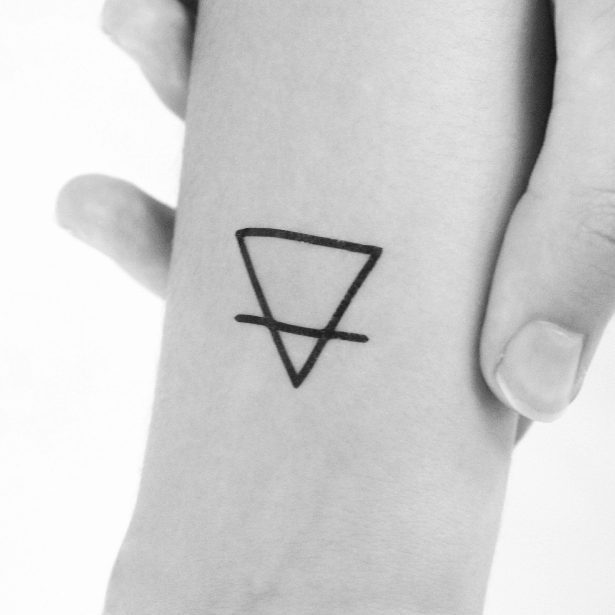 Earth Symbol Tattoo Alchemical Symbols Temporary Tattoo Set Of 3