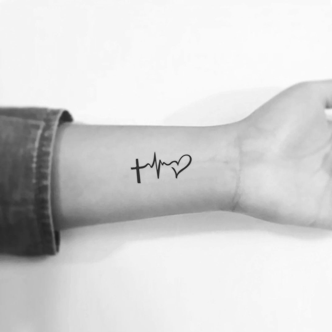 Faith Hope Love Symbol Temporary Tattoo set of 3 - Etsy