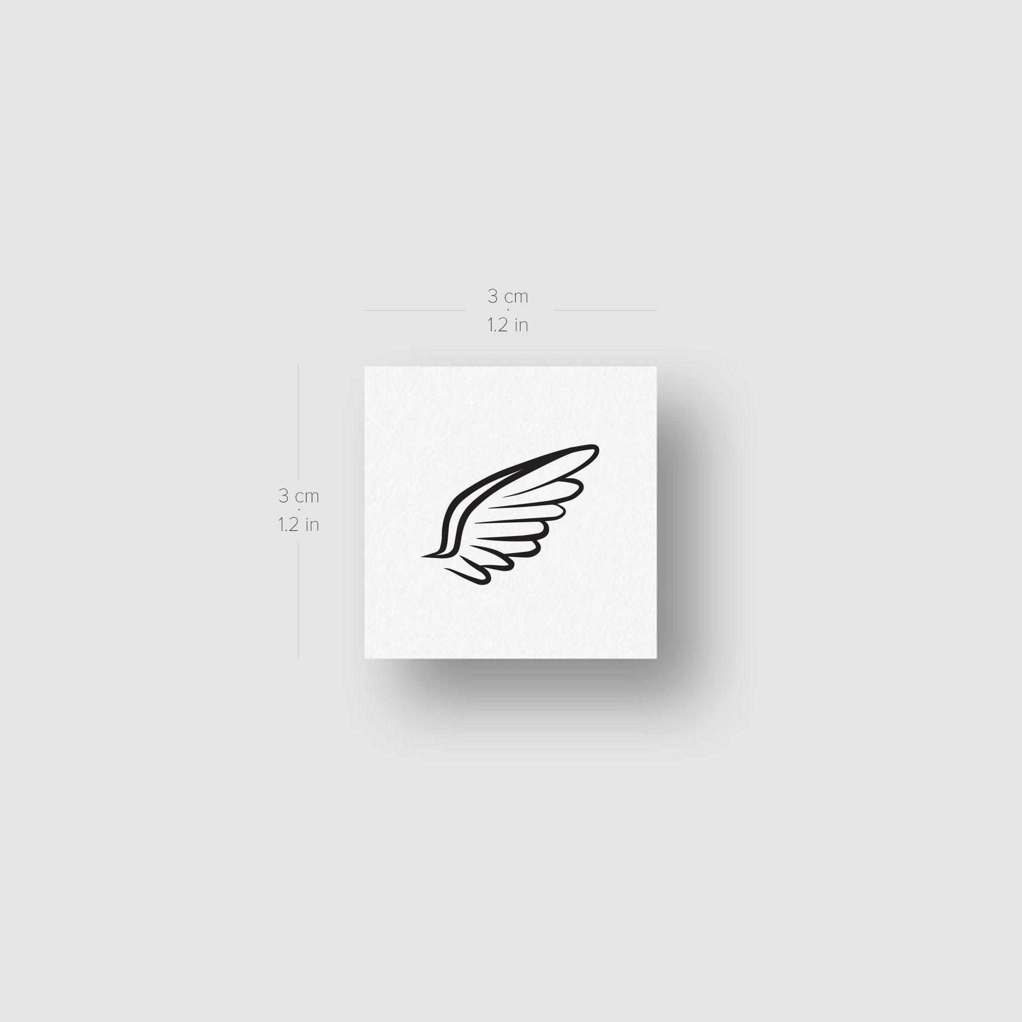 Matching Wing Couple Temporary Tattoo set of 22 - Etsy