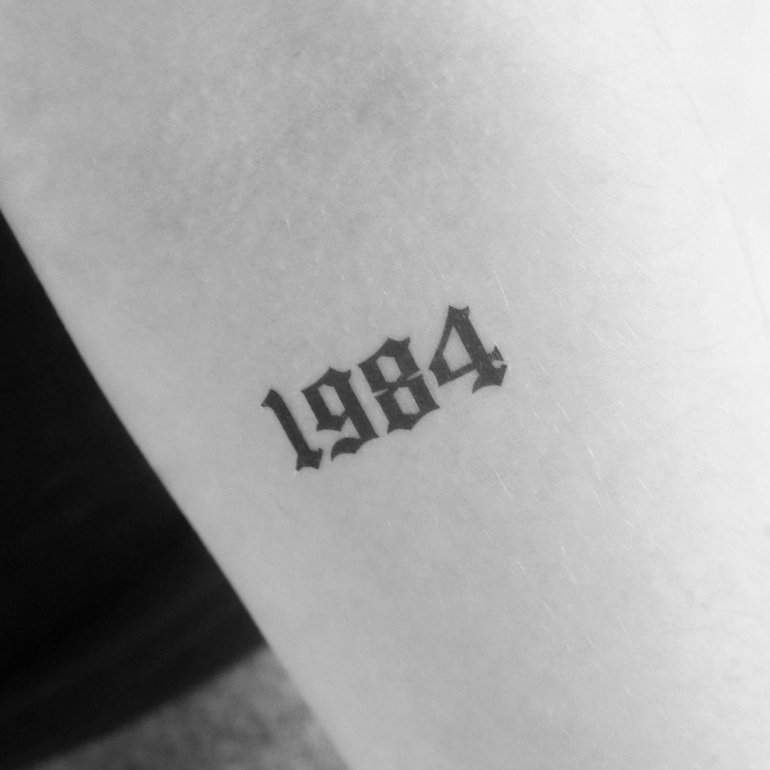 Gothic 1984 Temporary Tattoo (set of 3) - Etsy