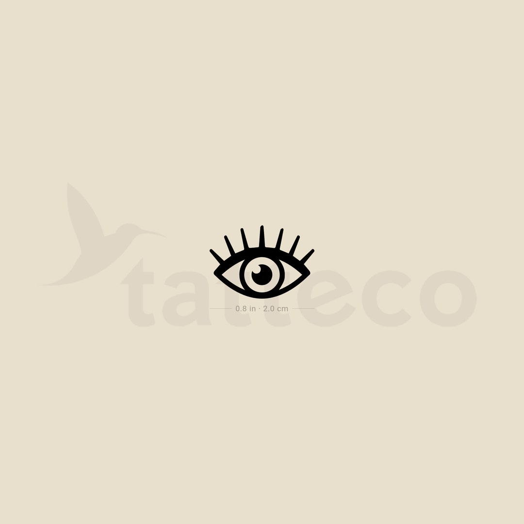 Eye Temporary Tattoo set of 3 - Etsy