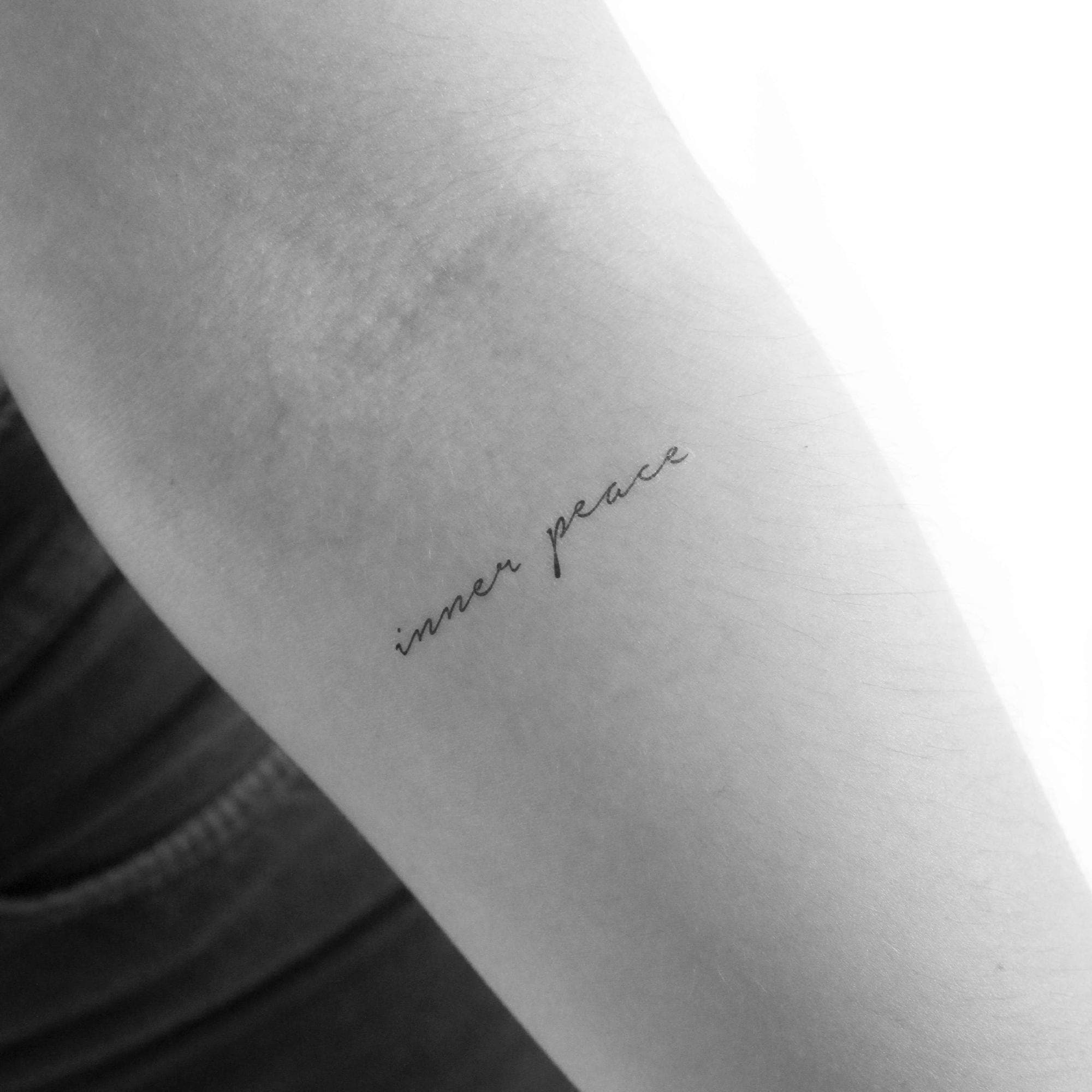 Inner peace symbol tattoo - Bronctattooaus.com