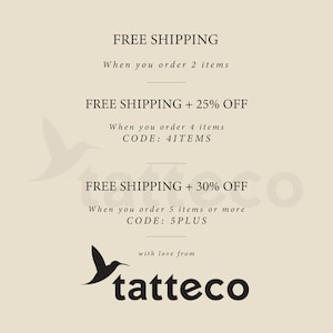Minimalist Compass Rose Temporary Tattoo (set of 3) - Etsy