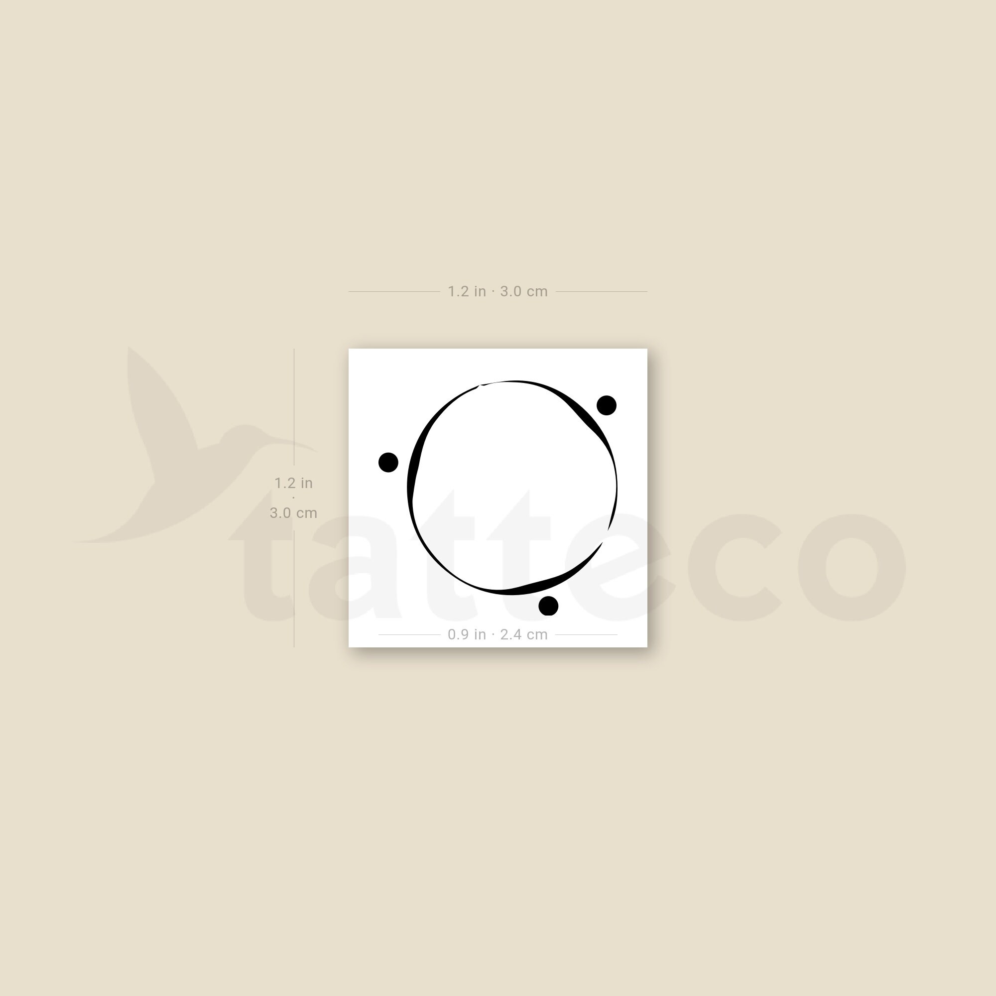 Ubuntu Symbol Tattoos Ubuntu Semi Permanent Tattoo (set Of 2) Etsy