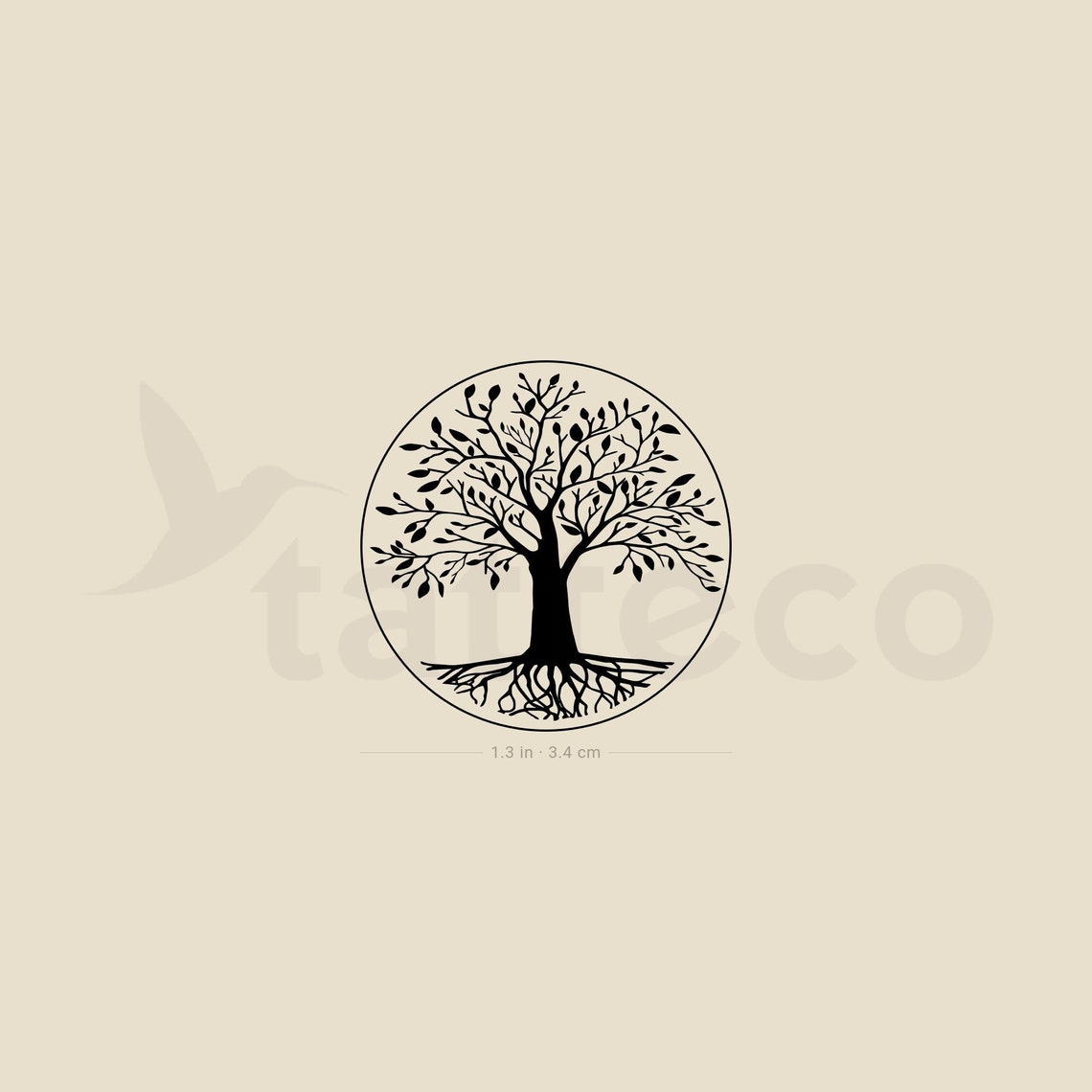 Tree of Life Temporary Tattoo (set of 3) - Etsy