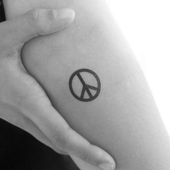 Peace Sign Tattoo For Men