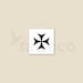 Bolnisi Cross Temporary Tattoo set of 3 - Etsy Canada