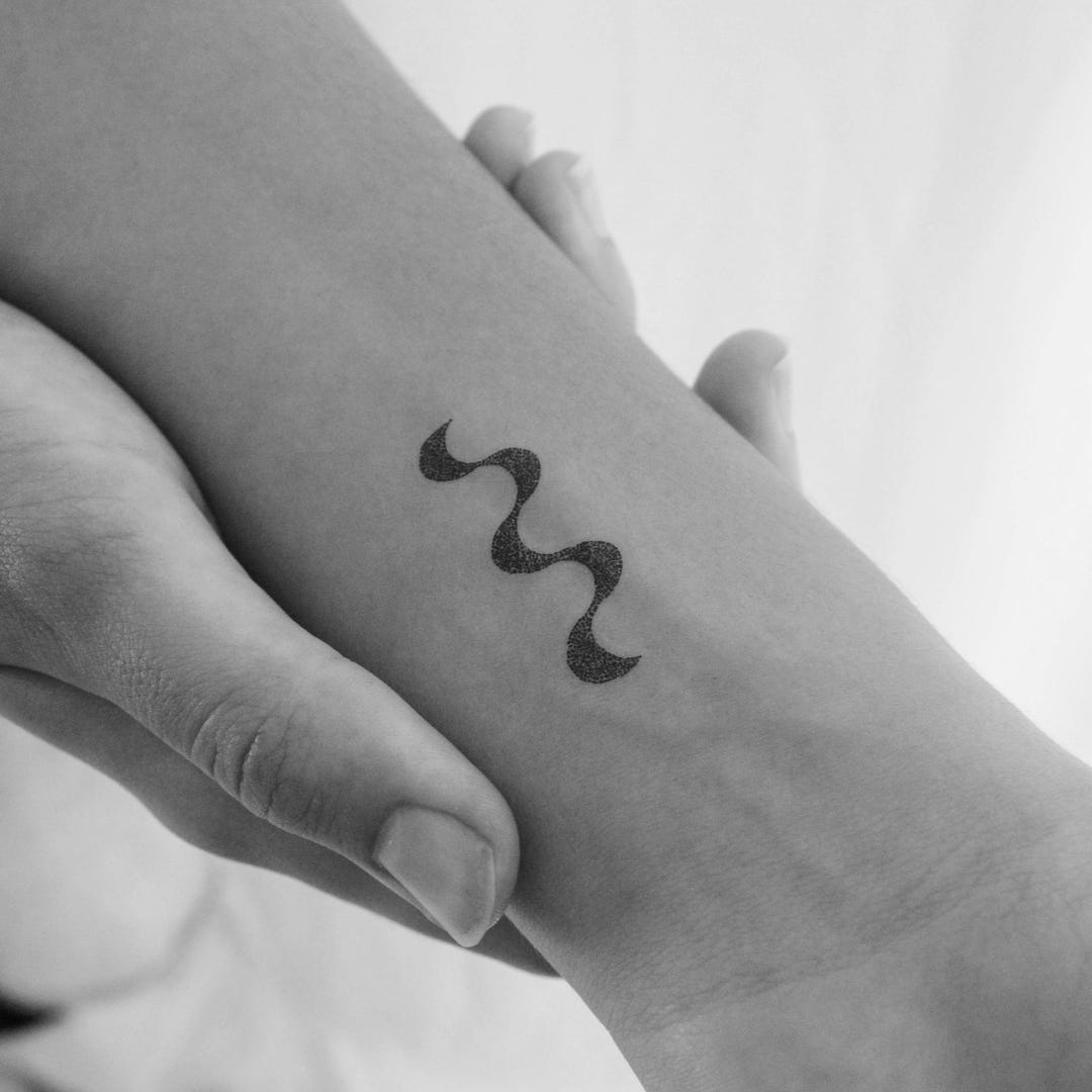 Minimal Ipanema Beach Pattern Temporary Tattoo (set of 3) - Etsy