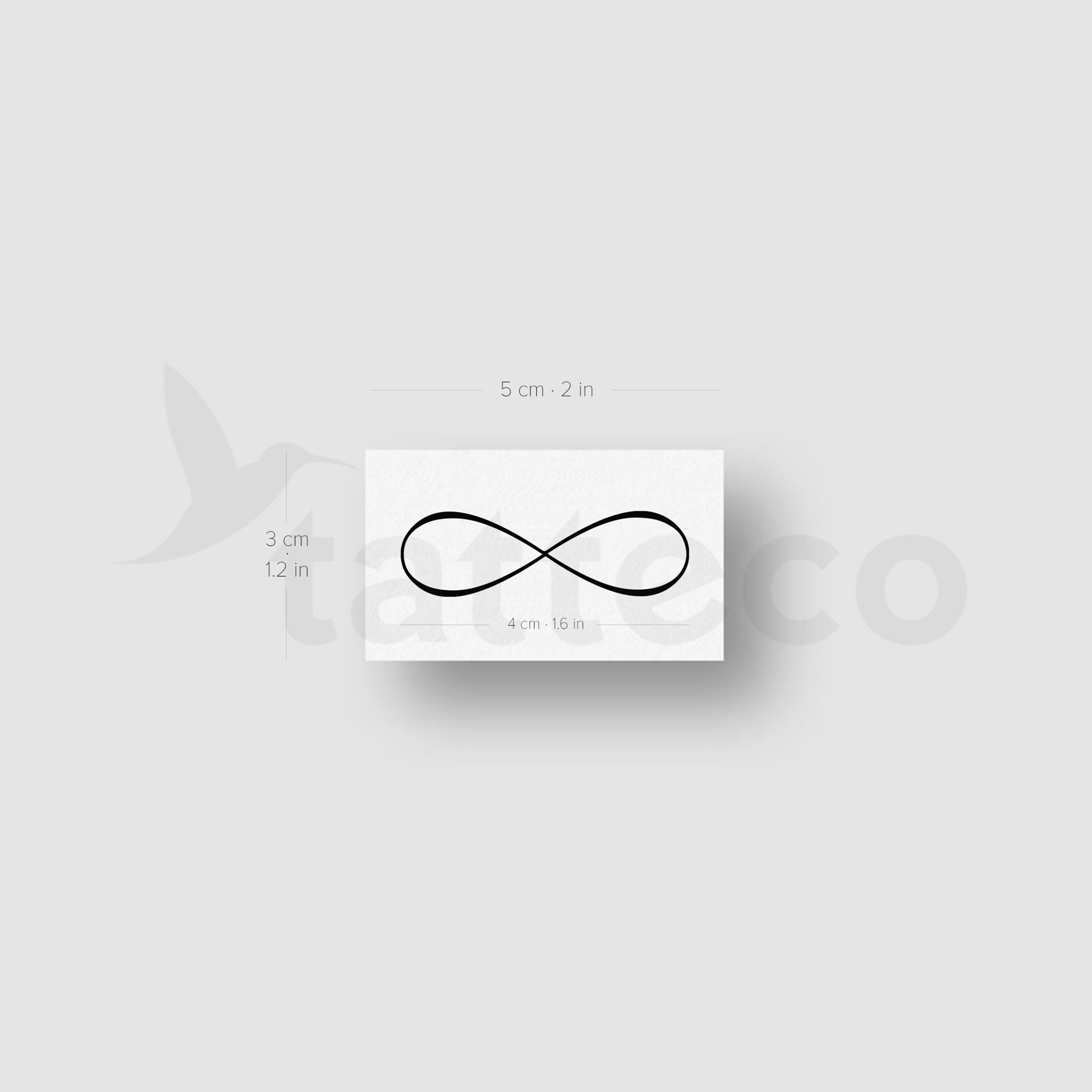 Infinity Symbol Temporary Tattoo set of 3 - Etsy UK