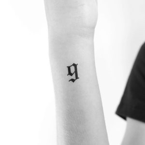 Number 9 Temporary Tattoo (set of 3) - Etsy