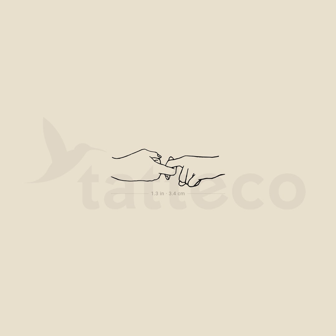 Sign Language Friend Temporary Tattoo set of 3 - Etsy