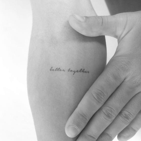 Stronger together tattoo - Bronctattooaus.com