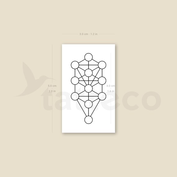 Tree Of Life Symbol Kabbalah Tattoo