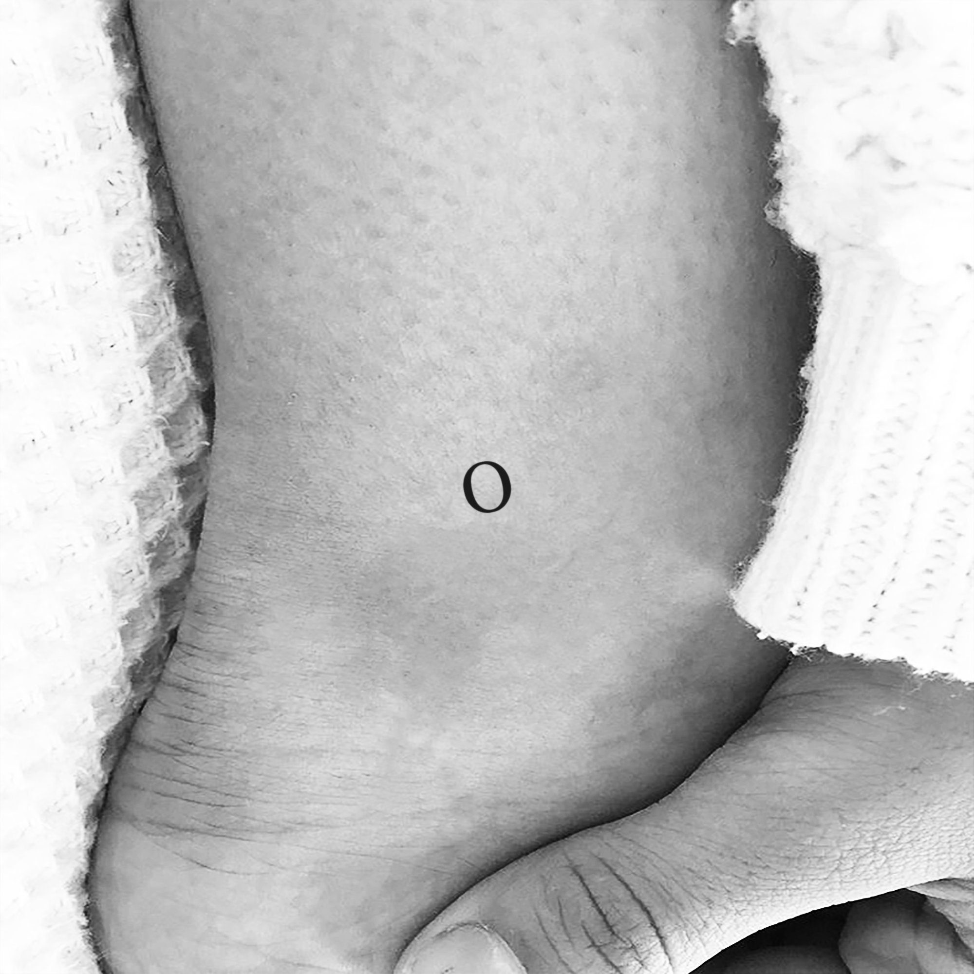 O Letter Tattoo