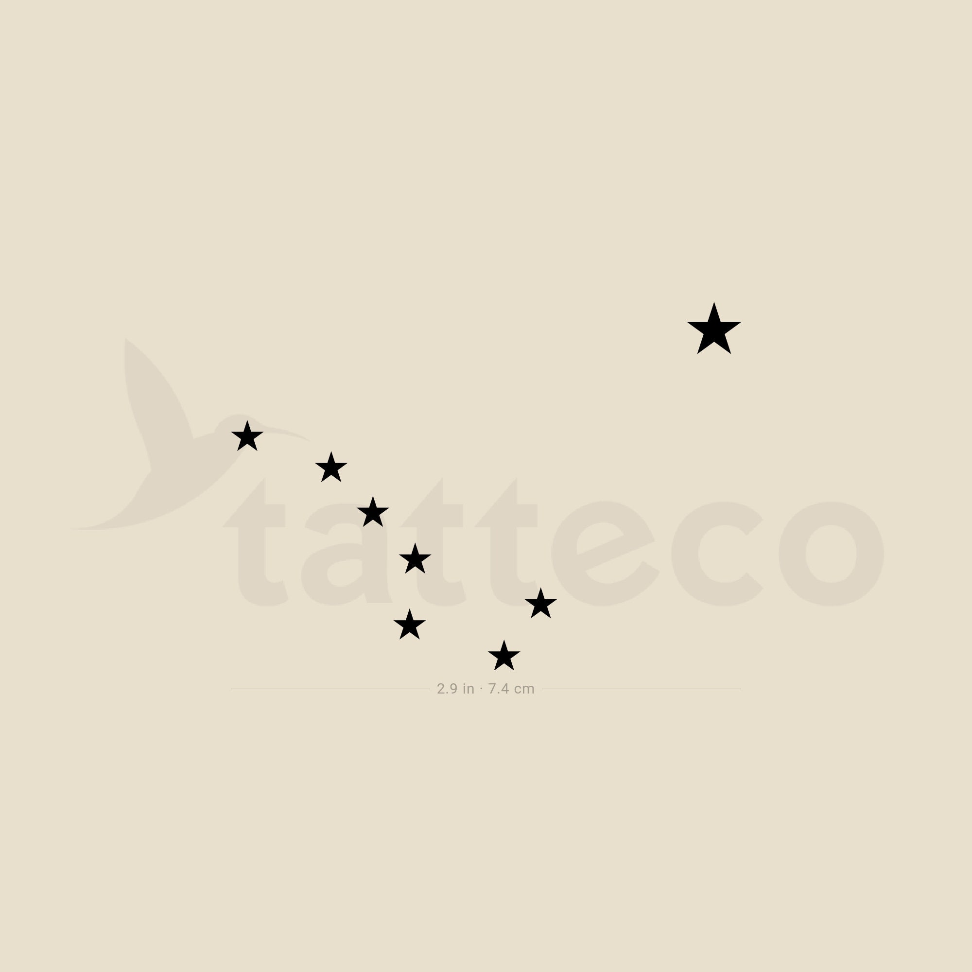 Big Dipper Constellation Tattoo