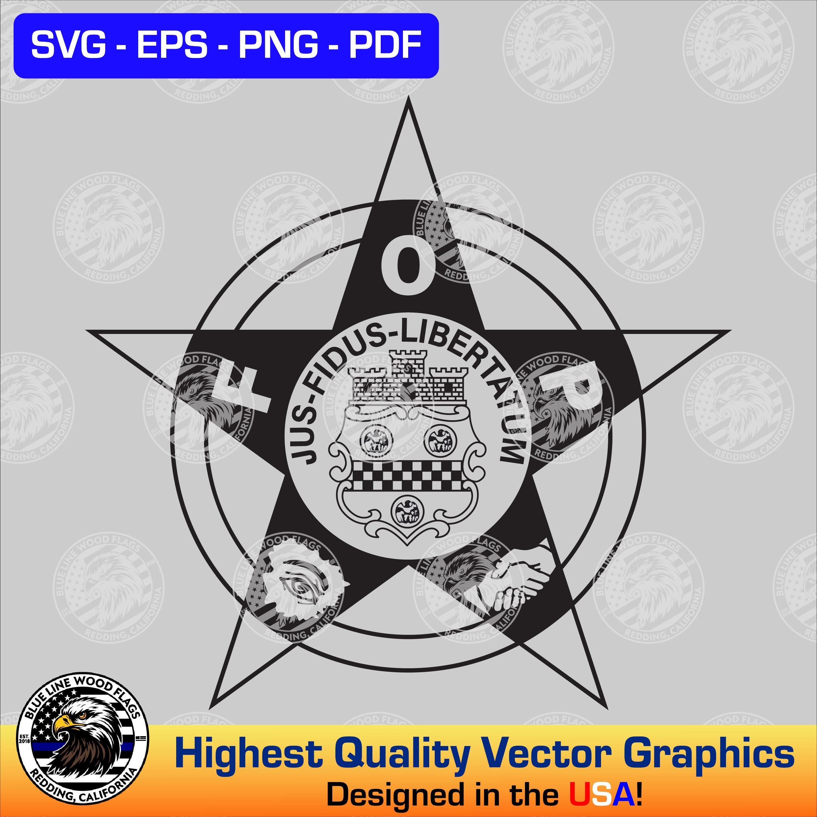Fraternal Order of Police Logo SVG Vector File for Laser, CNC, Vinyl ...