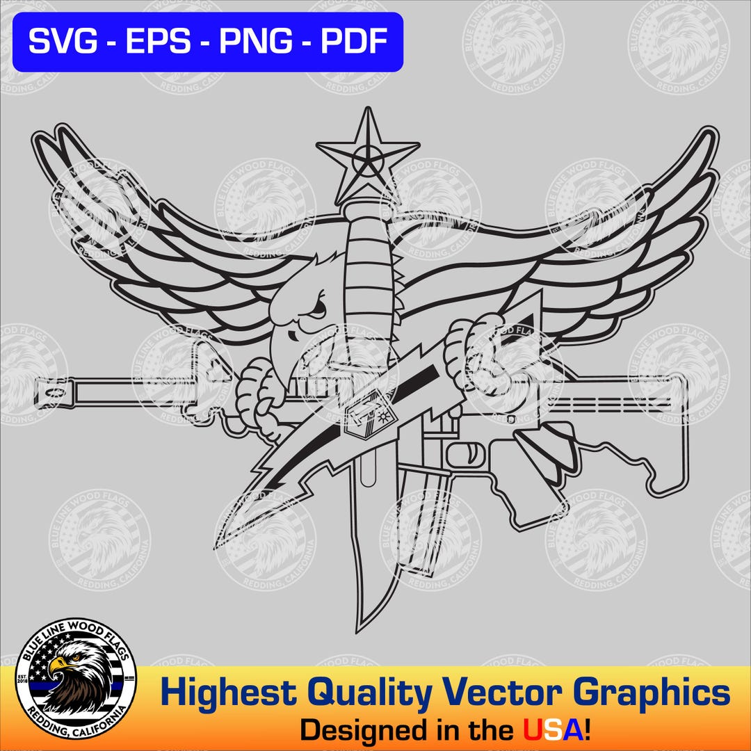 Police Special Weapons and Tactics SWAT Senior Operator Insignia SVG ...