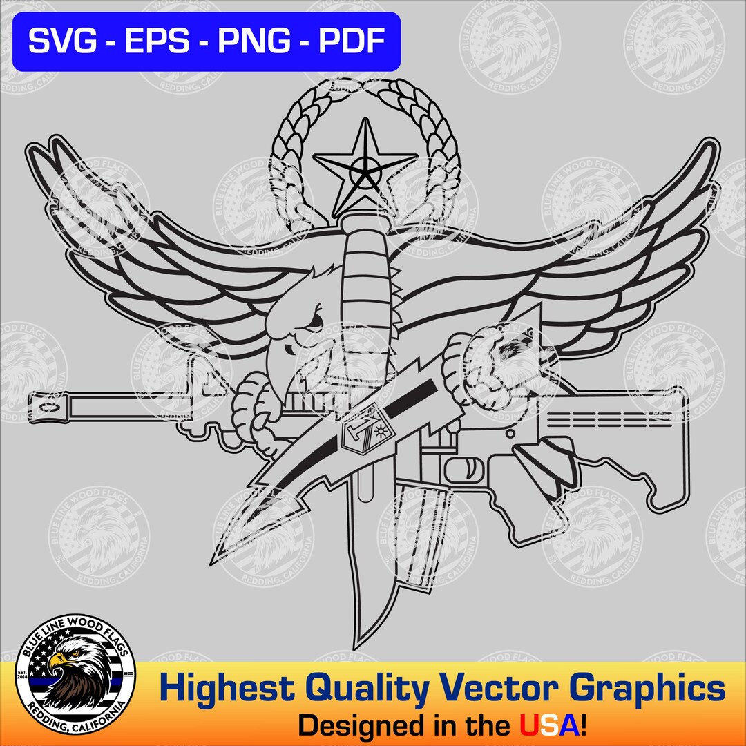 Police Special Weapons and Tactics SWAT Master Operator Insignia SVG ...