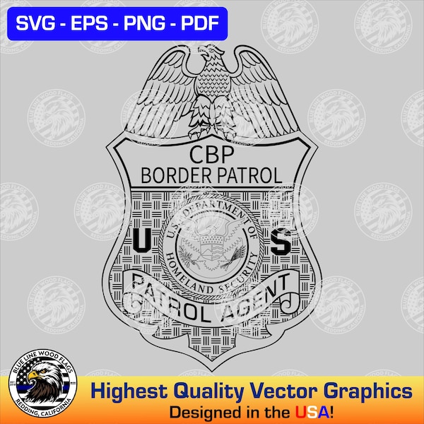 Border Patrol Logo - Etsy