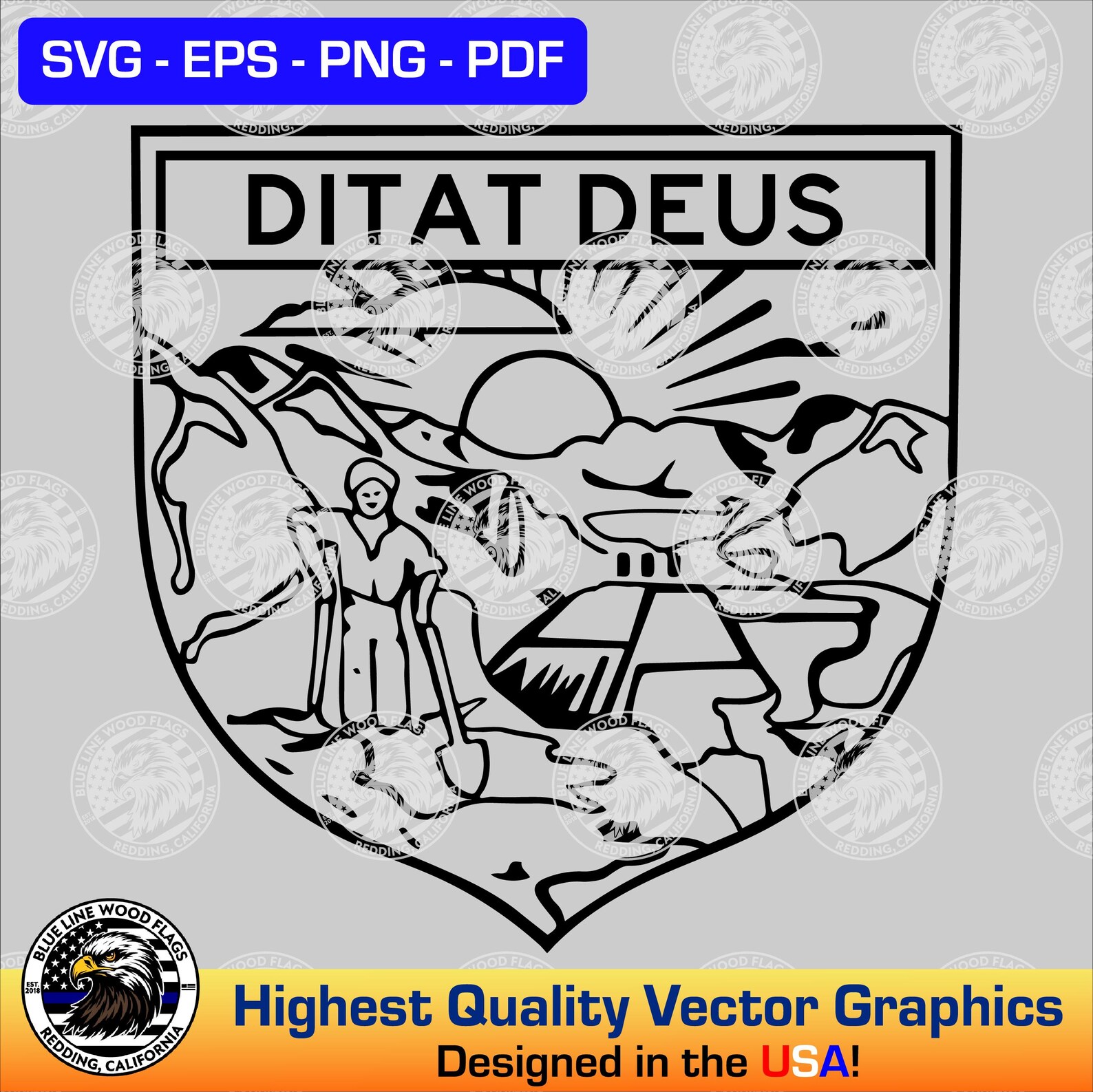 Arizona State Seal SVG Vector File for Laser, CNC, Vinyl Cutters, Etc ...
