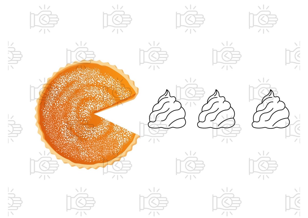 Pumpkin Pie Pac Man - Etsy